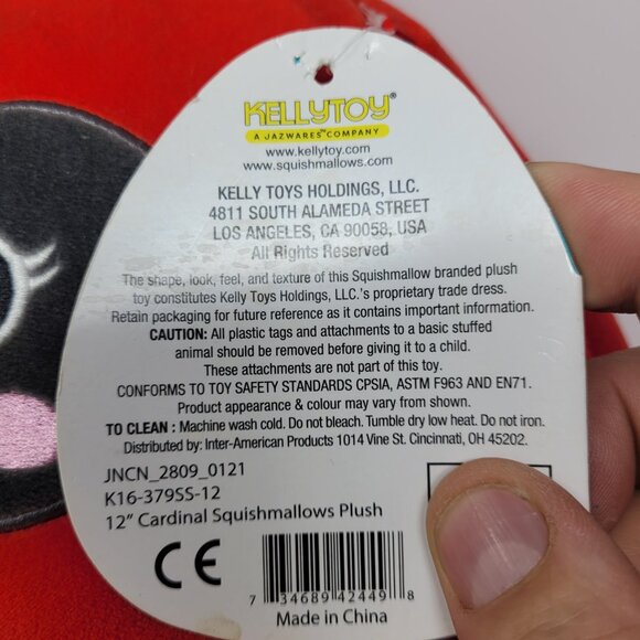 Squishmallows | Toys | Squishmallow Cazlan Cardinal Kellytoy ...